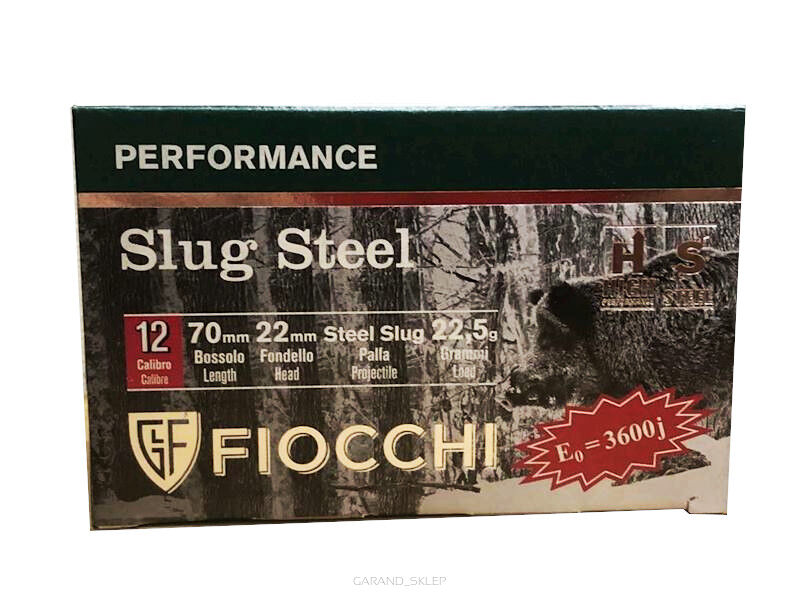Amunicja Fiocchi Slug Steel 12/70 22,5g