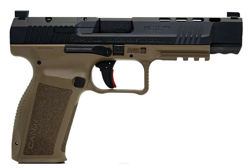 Pistolet samopowtarzalny CANIK METE SFX , Black Slide / FDE Frame